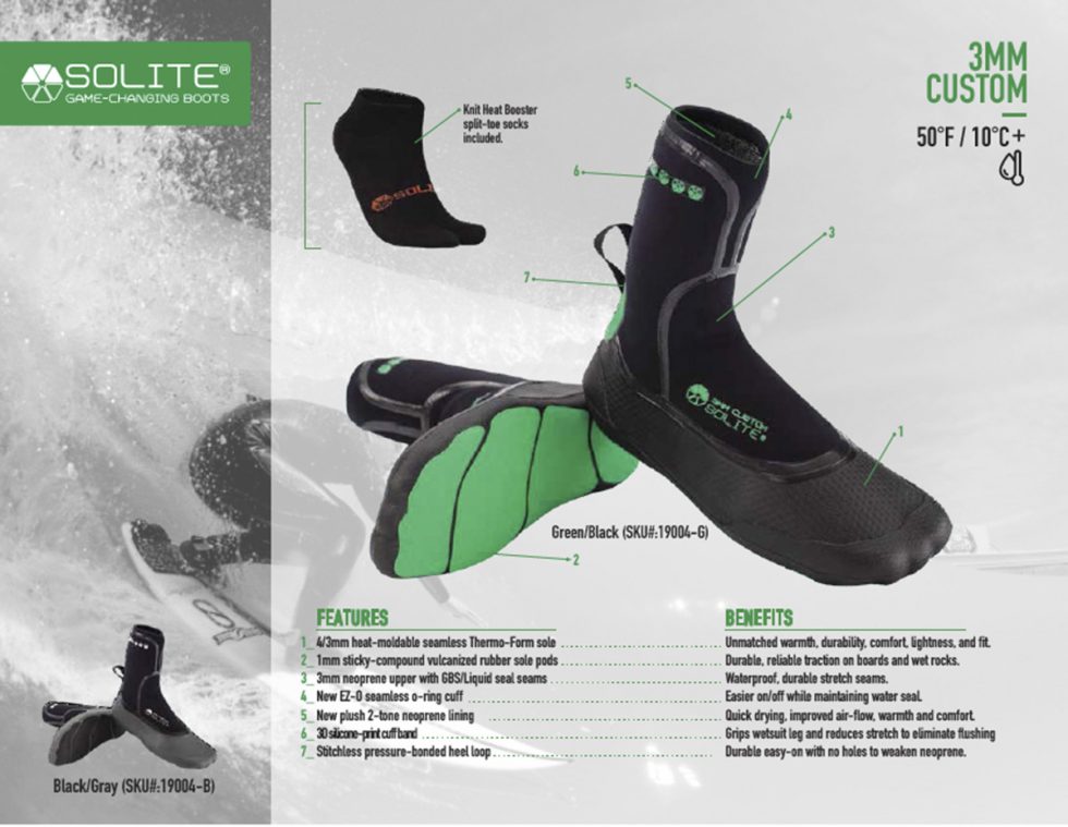 Solite invent custom fit surf boots. - Carvemag.com